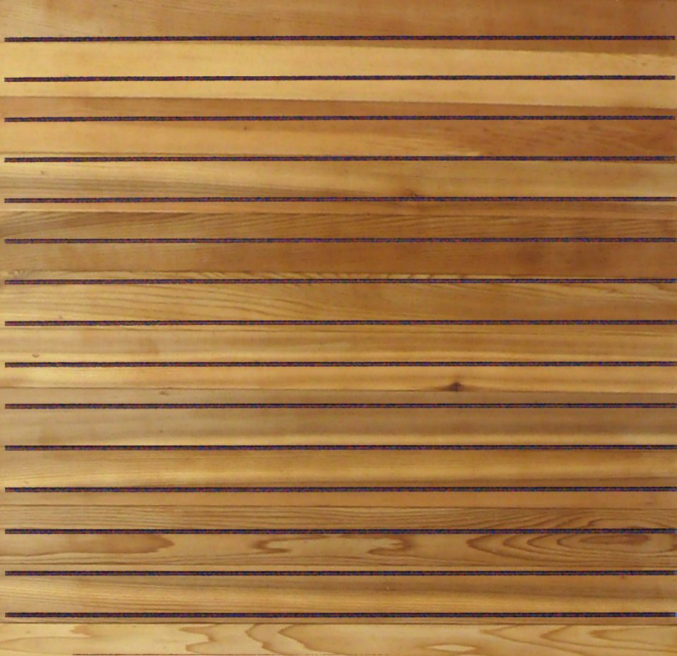 Horizontal Natural Wood Grain Slatwall Panels Non warping Patented