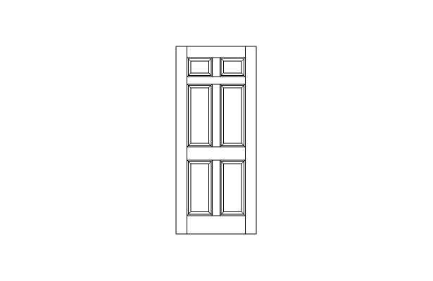 traditional-6-panel-raised-panel-door-illustration – Non-warping ...