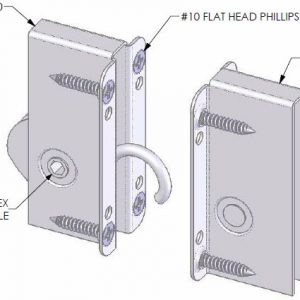 Cam Lock Panels with Cam Locks by Norse | Non-warping patented wooden ...