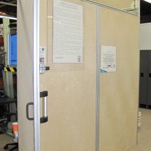 T Slot Panel Modular Buildings | Non-warping patented wooden pivot door ...