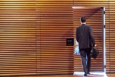 Man Door Access Doors | Non-warping patented wooden pivot door, sliding ...