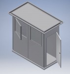 T Slot Panel Modular Buildings | Non-warping patented wooden pivot door ...