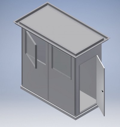 T Slot Panel Modular Buildings | Non-warping patented wooden pivot door ...