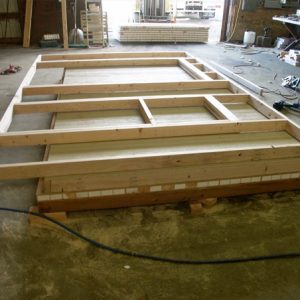 Custom Blocking | Non-warping patented wooden pivot door, sliding door ...
