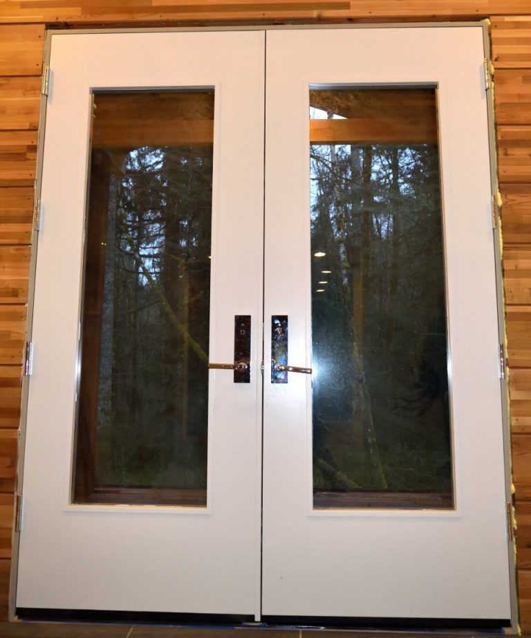 Extra Wide Exterior Doors | Non-warping patented wooden pivot door ...
