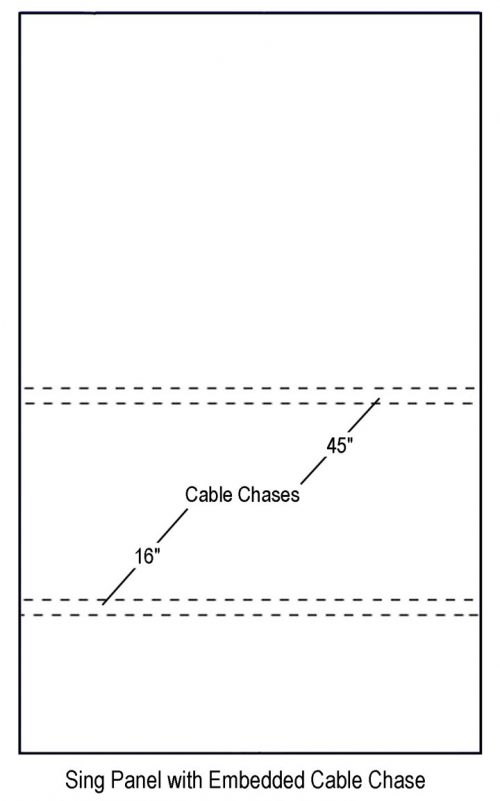Sing Panels with Plumbing and Wire Chase | Non-warping patented wooden ...