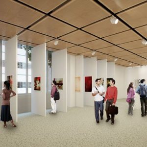 museum quality modular walls | Non-warping patented wooden pivot door ...