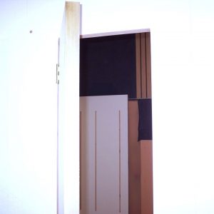 Booth Design | Non-warping patented wooden pivot door, sliding door ...