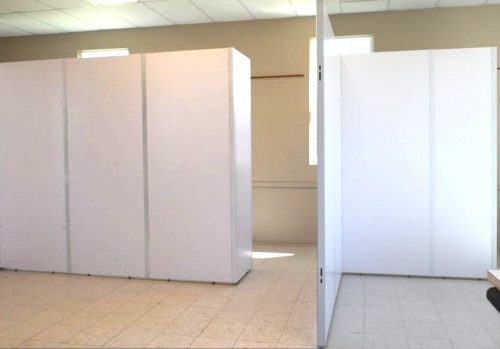 trade show wall panels | Non-warping patented wooden pivot door ...