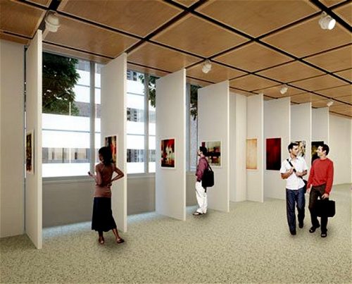 Moveable Museum Walls | Non-warping patented wooden pivot door, sliding ...