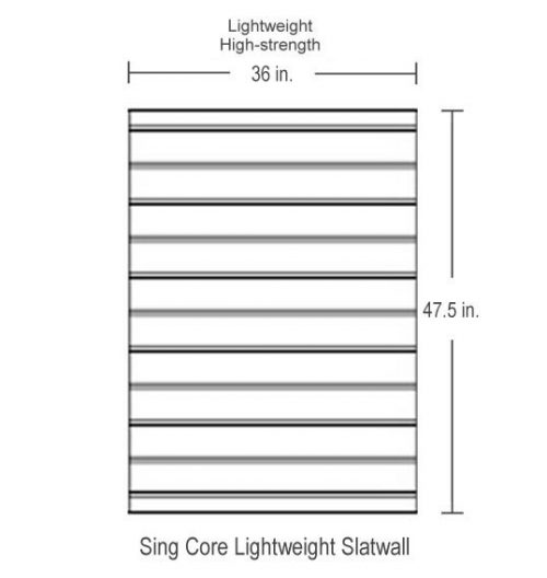 Slat Wall System | Non-warping patented wooden pivot door, sliding door ...