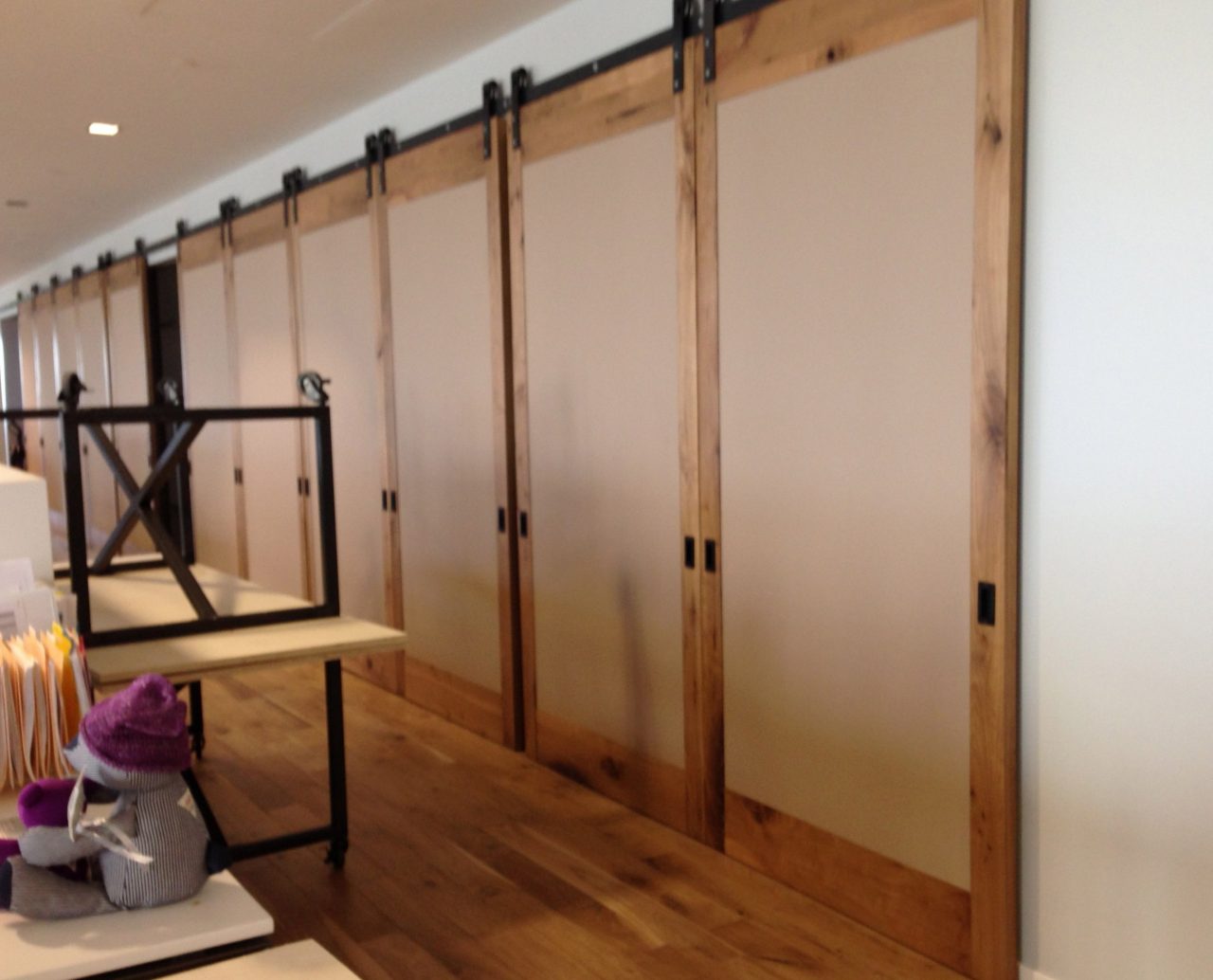 Custom Barn Doors | Non-warping patented wooden pivot door, sliding ...