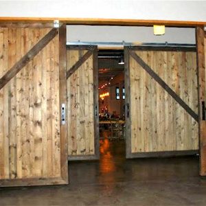 Interior Barn Doors | Non-warping patented wooden pivot door, sliding ...