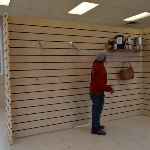 lightweight slatwall | Non-warping patented wooden pivot door, sliding ...