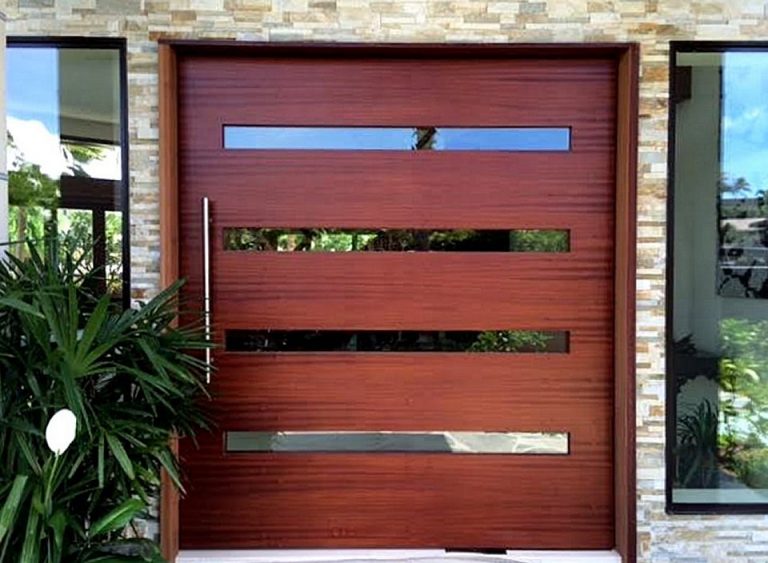 High End Pivot Doors | Non-warping patented wooden pivot door, sliding ...