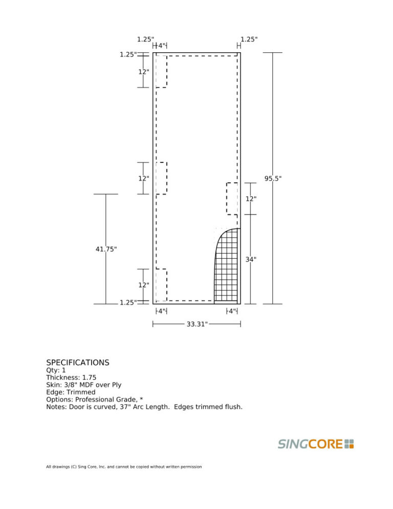 The Legendary Curved Doors of SingCore | Non-warping patented wooden ...